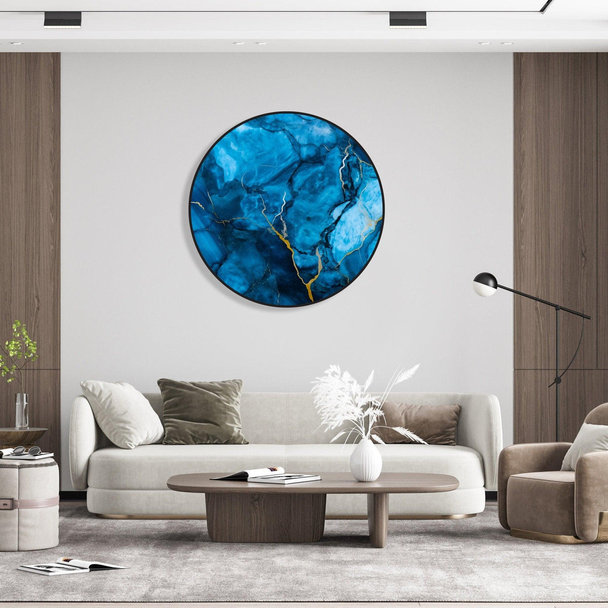 circle wall art large