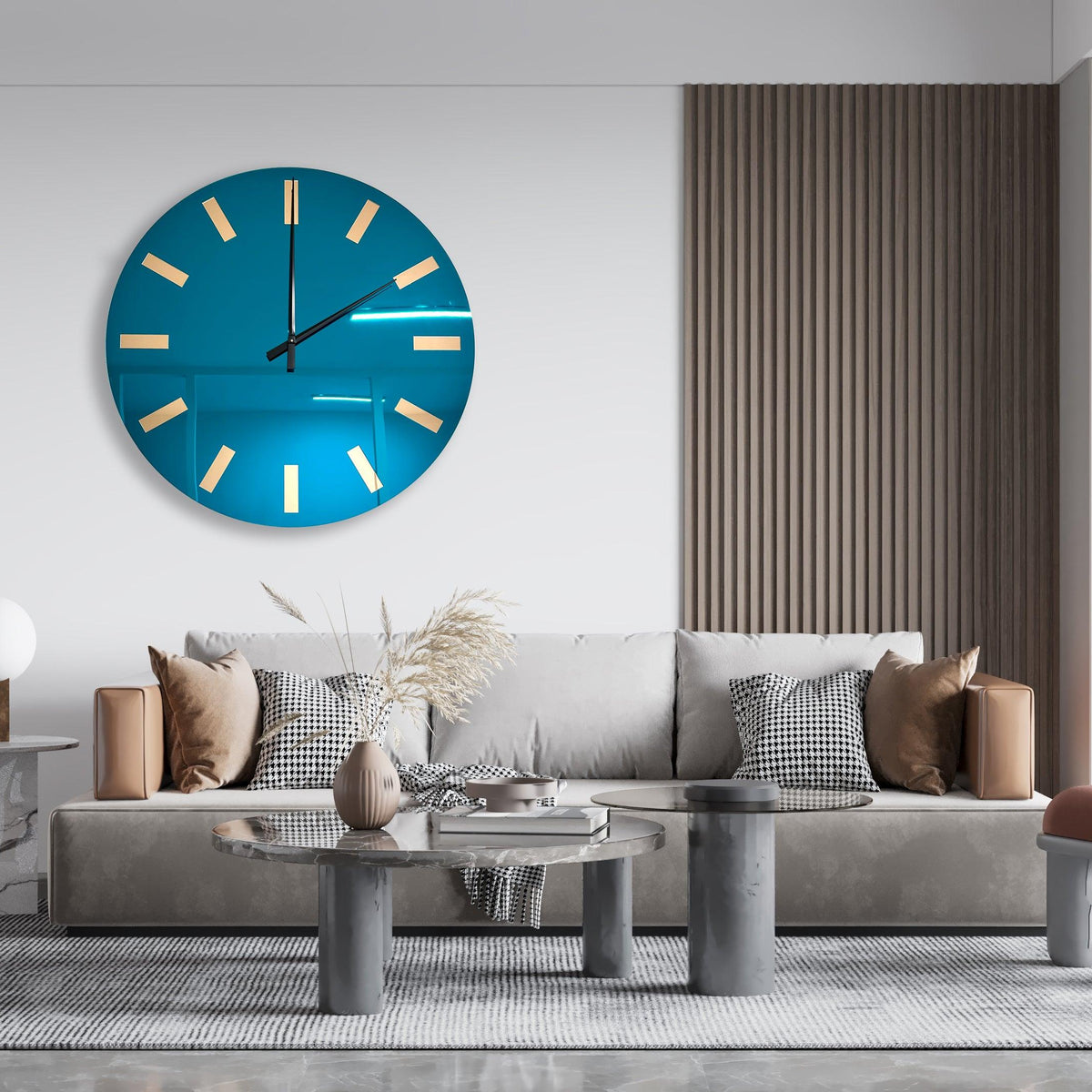 wall mirror clock