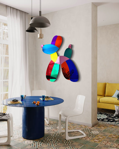Balloon Dog Decor Acrylic Art Wall Sculpture | Mirrored | uniQstiQ ...