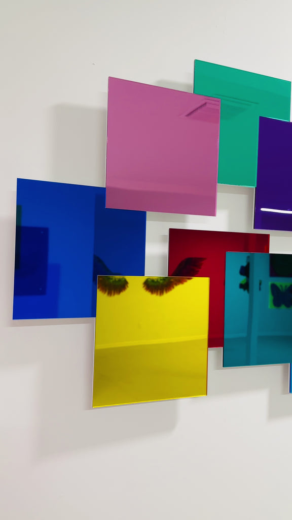 Mirror wall art - Mirrored acrylic home decor – uniqstiq