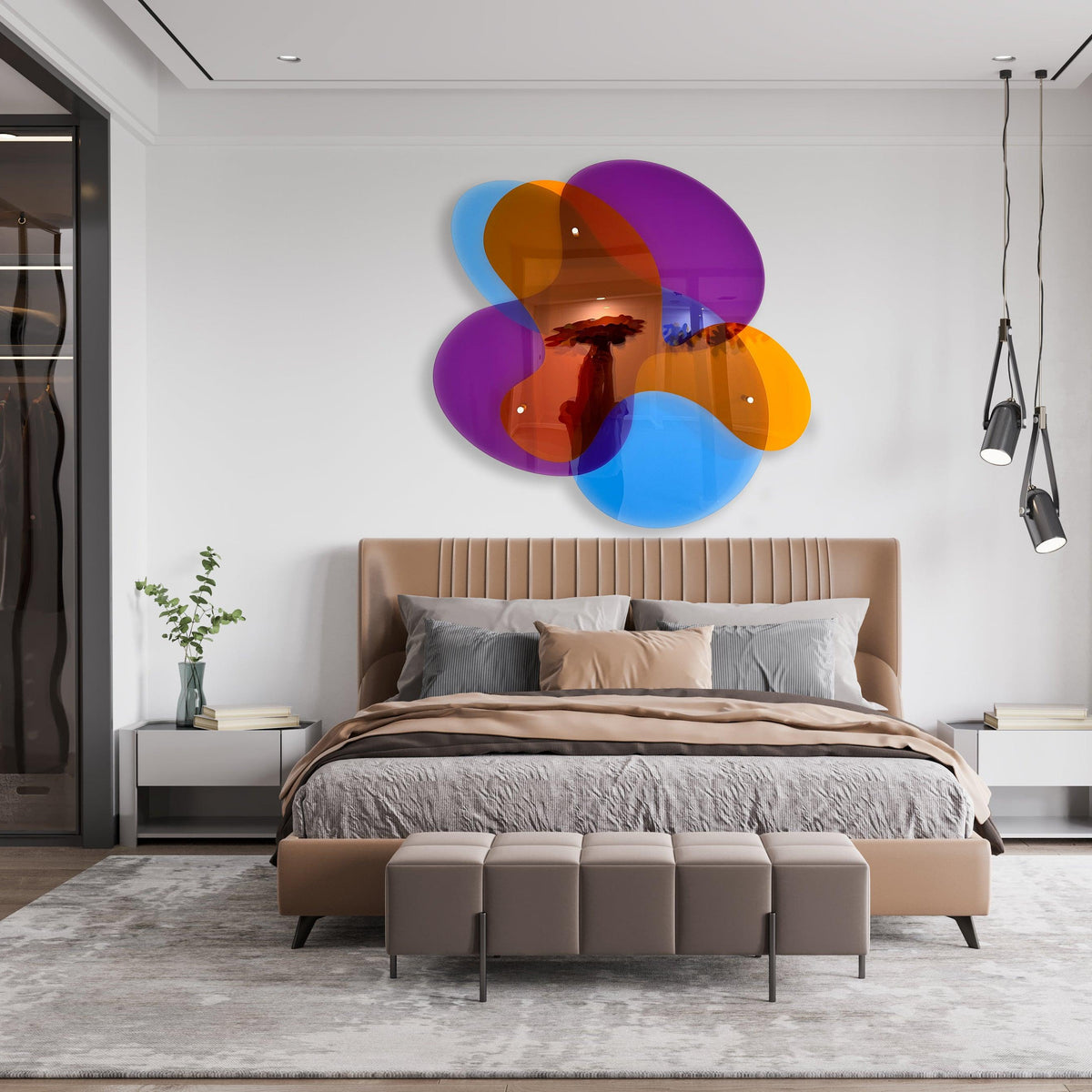 Transparent Acrylic Art Wall Sculpture Contemporary Art – uniqstiq